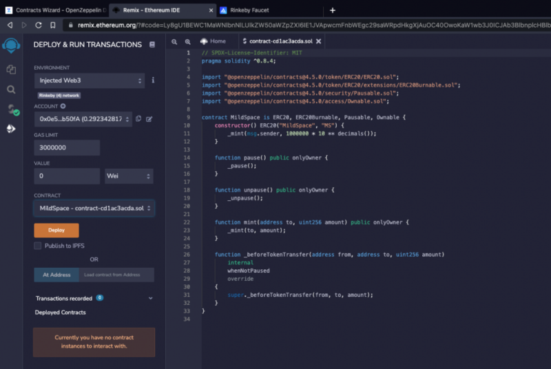 สร้าง DIGITAL TOKEN (ERC-20) ของตัวเองแบบง่ายๆผ่าน REMIX ETHEREUM IDE ...